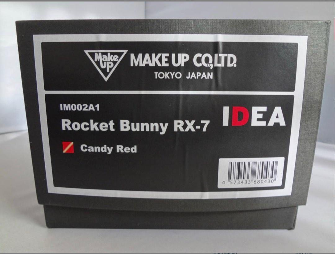 (Brand New) 1/18 Rocket Bunny RX-7 FD3S Candy Red 6666 Wheels Ltd. Ed ...