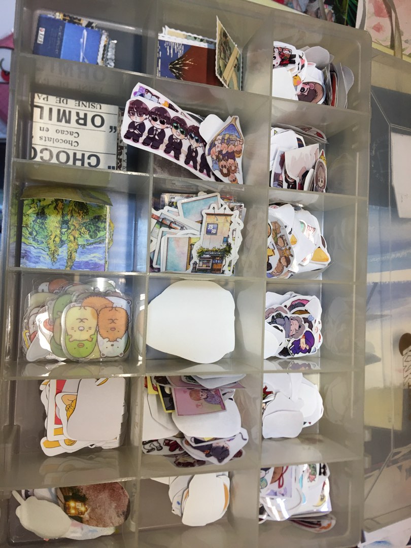 BTS and assorted aesthetic stickers, Hobbies & Toys, Stationary & Craft ...