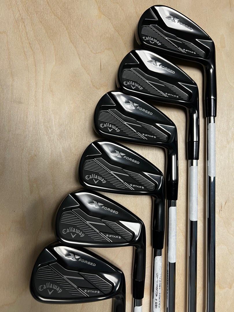 Callaway X Forged *STAR* Black Steel Irons Set - Tour Spec 5~9, PW ...