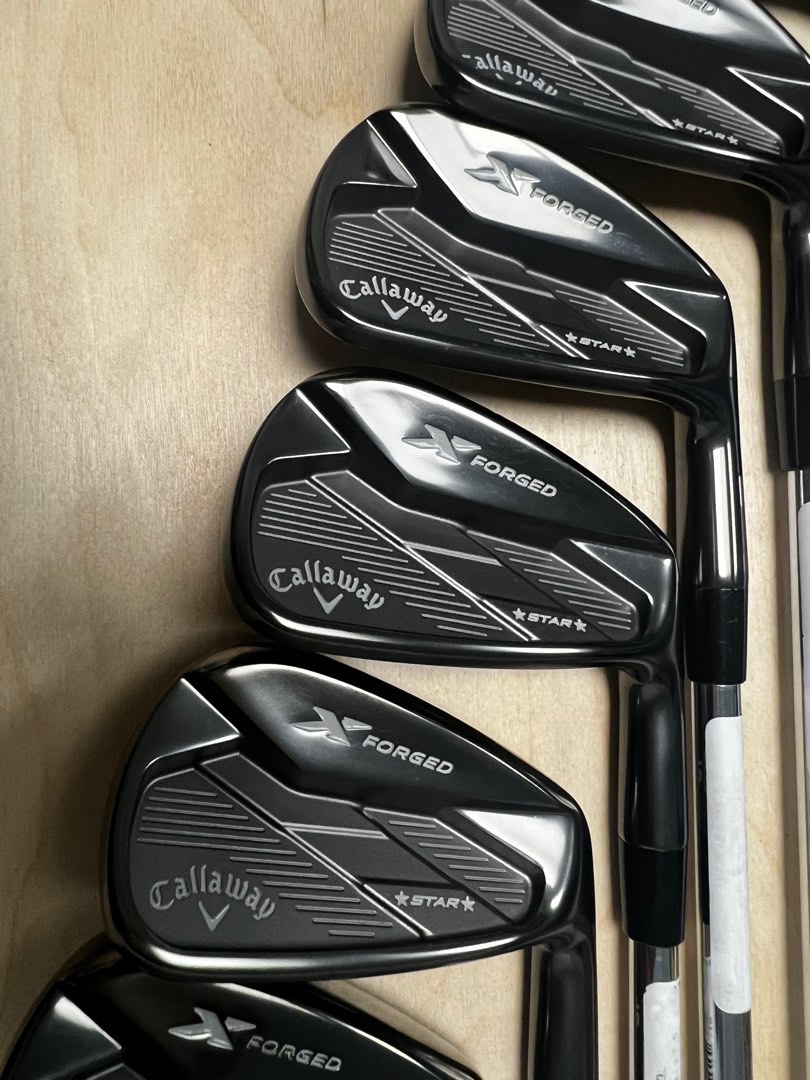 Callaway X Forged *STAR* Black Steel Irons Set - Tour Spec 5~9, PW ...