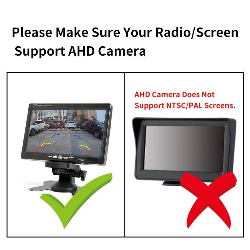 Car AHD Reverse Camera Wide Angle Waterproof Rear View Camera for ...