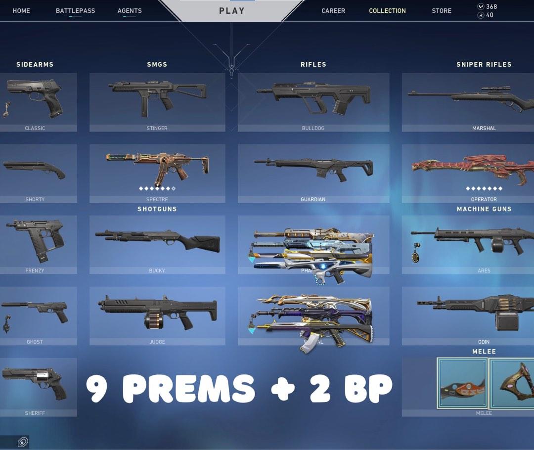 9 PREMIUM SKINS VALORANT ACCOUNT//CHEAP, Video Gaming, Video Games ...