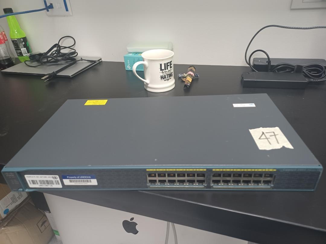 CISCO SWITCH 24 PORTS FOR NETWORK, Computers & Tech, Office & Business ...