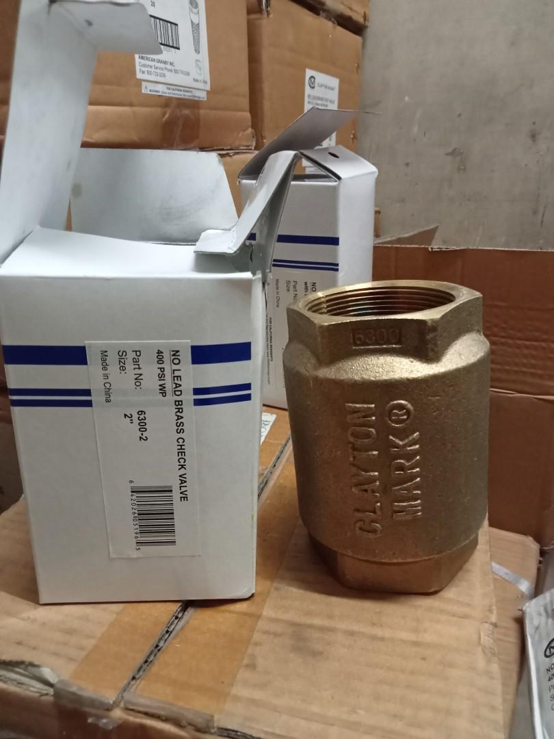 CLAYTON CHECK VALVE FOOT VALVE , MARPLE CHISEL , DRILL BIT, Commercial ...