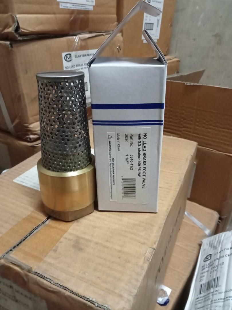 CLAYTON CHECK VALVE FOOT VALVE , MARPLE CHISEL , DRILL BIT, Commercial ...