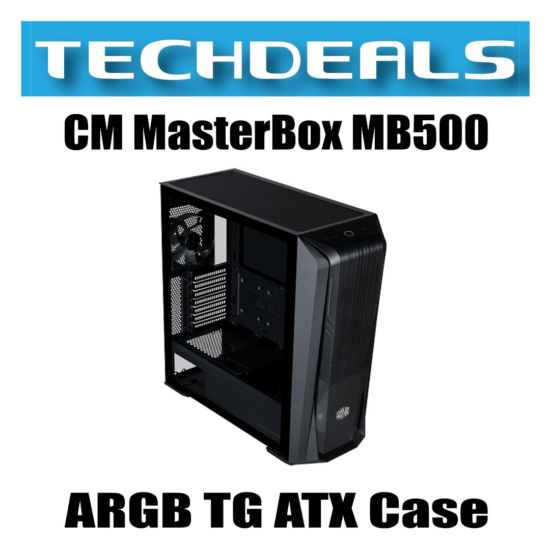 CM MasterBox MB500 ARGB TG ATX Case, Computers & Tech, Parts ...