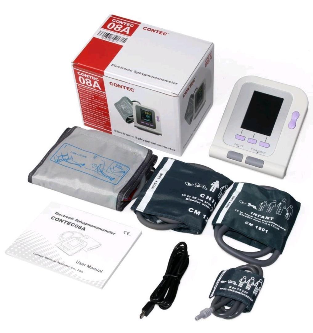 Contec electronic sphygmomanometer, Health & Nutrition, Health Monitors ...
