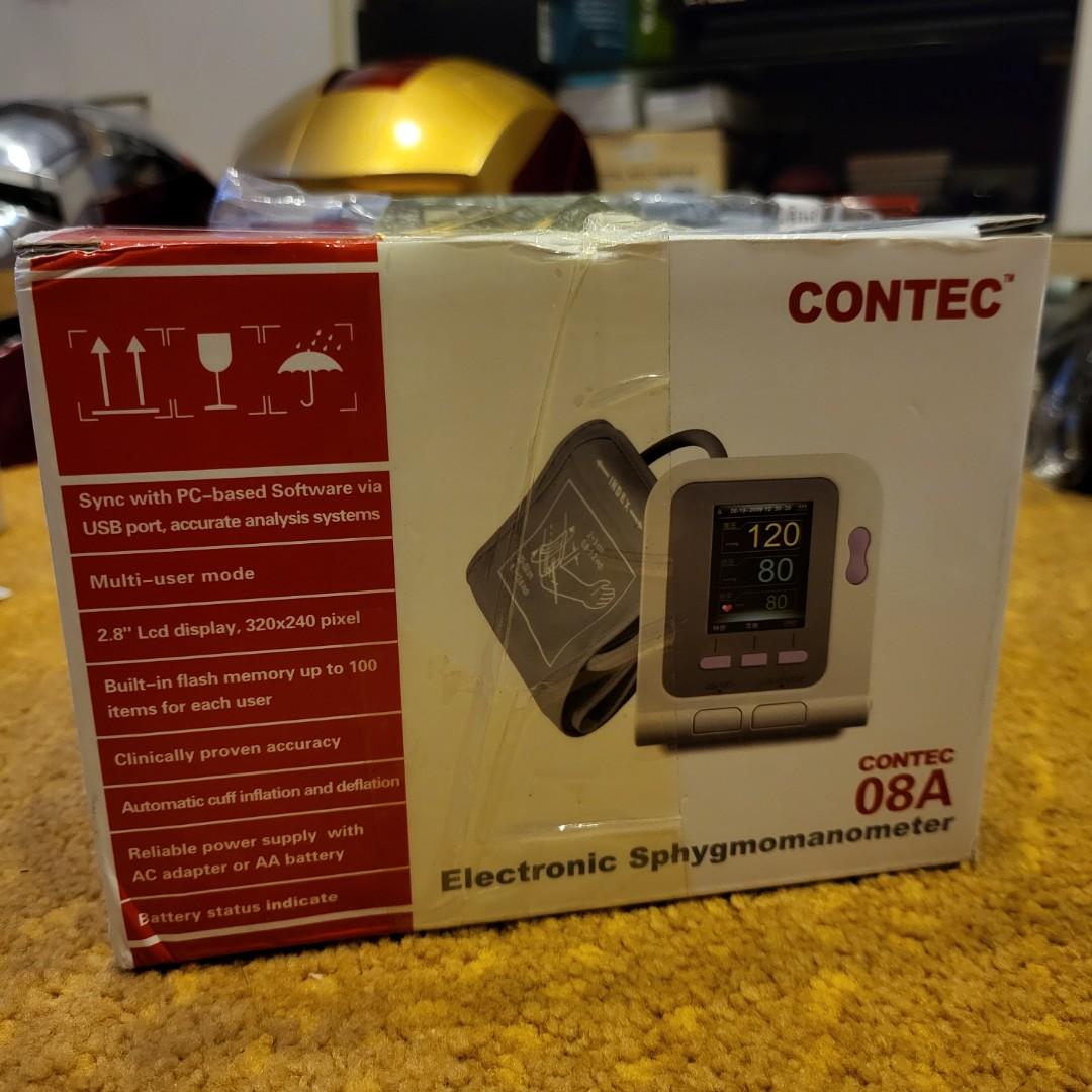 Contec electronic sphygmomanometer, Health & Nutrition, Health Monitors ...
