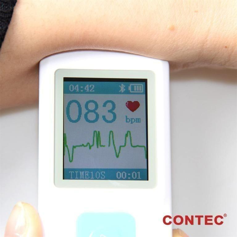 CONTEC Portable ECG/EKG Monitor PC Software Electrocardiogram Bluetooth ...
