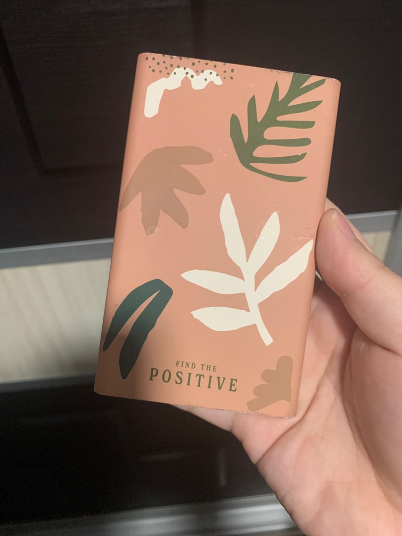 Coral Pink Typo 4000mAh Portable Power Bank, Mobile Phones & Gadgets ...