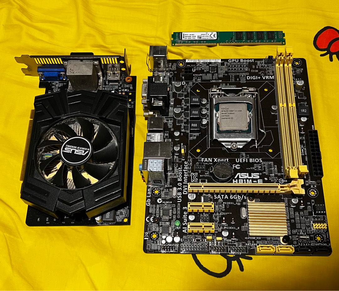 底版+cpu +display card + watercooler +ram, 電腦＆科技, 桌上電腦 - Carousell