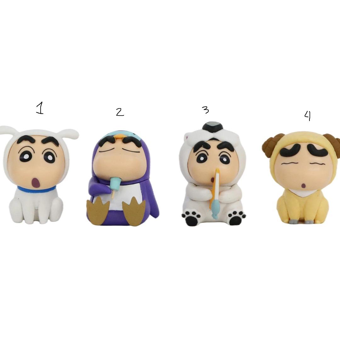 Crayon Shin Chan Goat Polar Bear Cute Anime Figure Pvc Toy Model ...