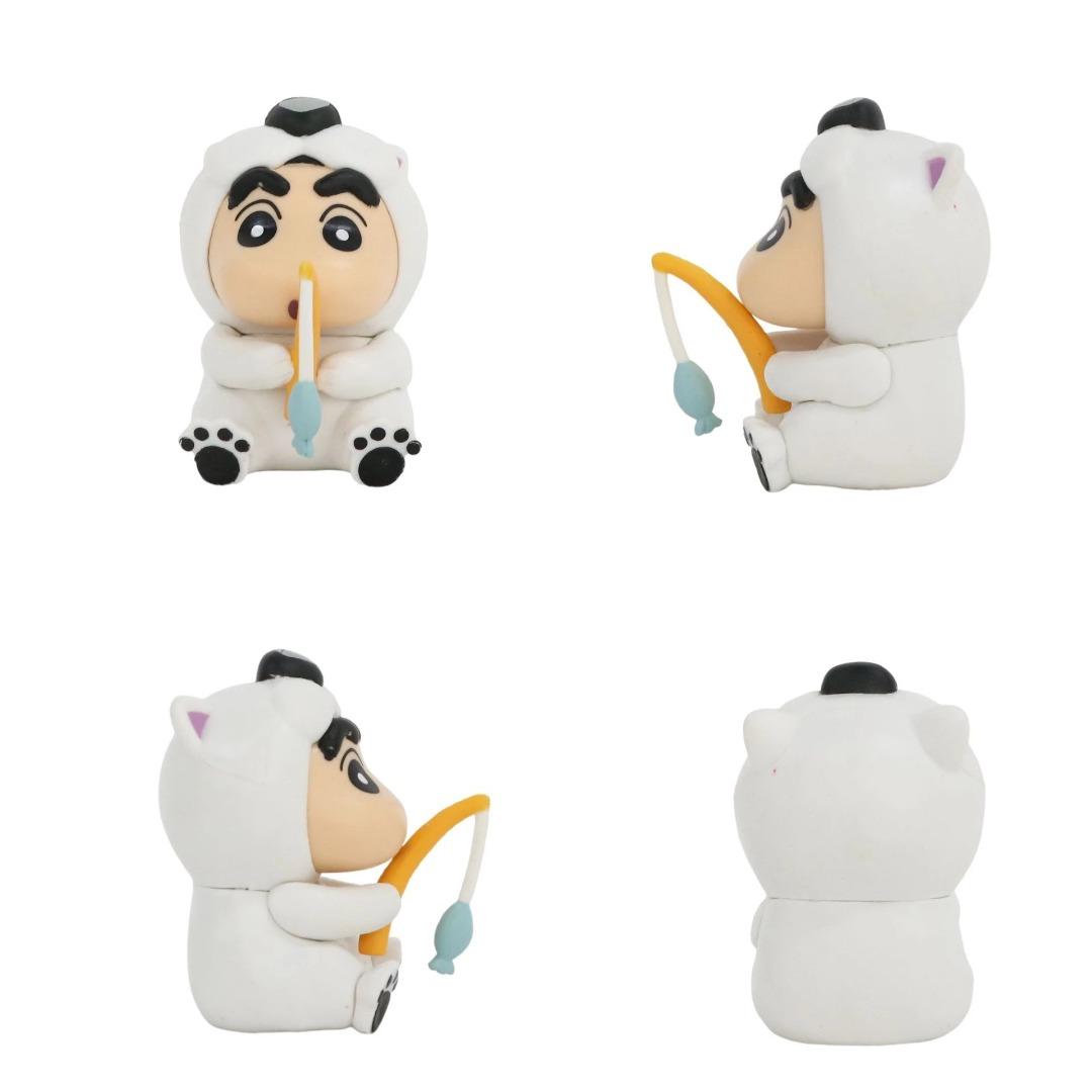 Crayon Shin Chan Goat Polar Bear Cute Anime Figure Pvc Toy Model ...