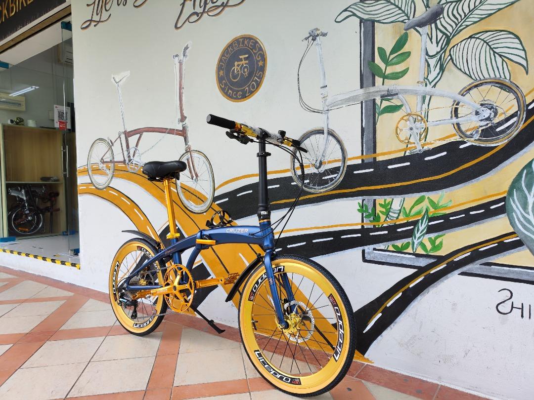 Cruzer Signature, Matte Blue with Gold, High Spec, Sports Equipment ...