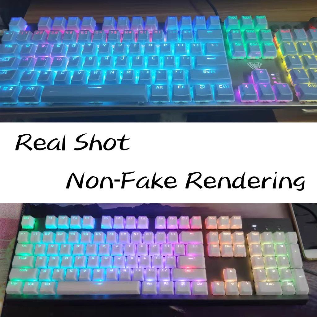 Crystal Pudding keycaps standard keyboard caps, Computers & Tech, Parts ...