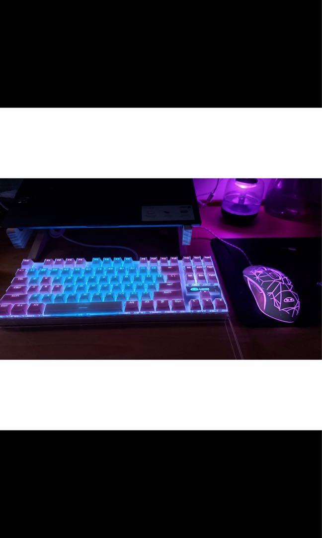 Crystal Pudding keycaps standard keyboard caps, Computers & Tech, Parts ...