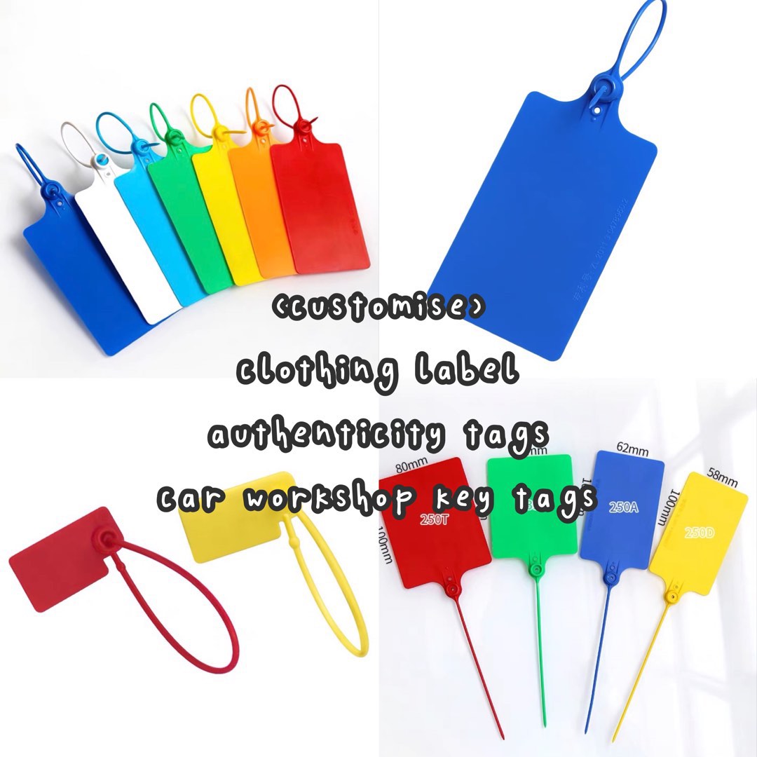 Customise Label Printing | Clothing tags | Workshop Key Labels ...