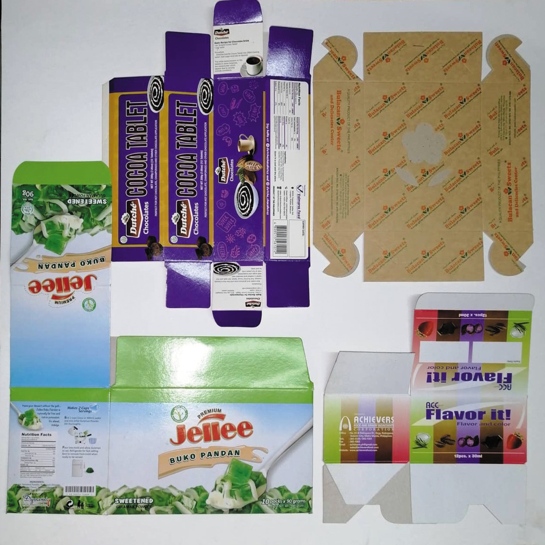 customized ham box hopia cake sleeve box paper bag tikoy placemat food ...