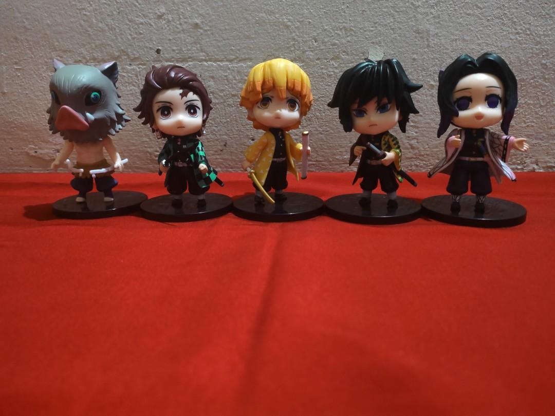 Demon Slayer figure 5 pcs, Hobbies & Toys, Collectibles & Memorabilia ...