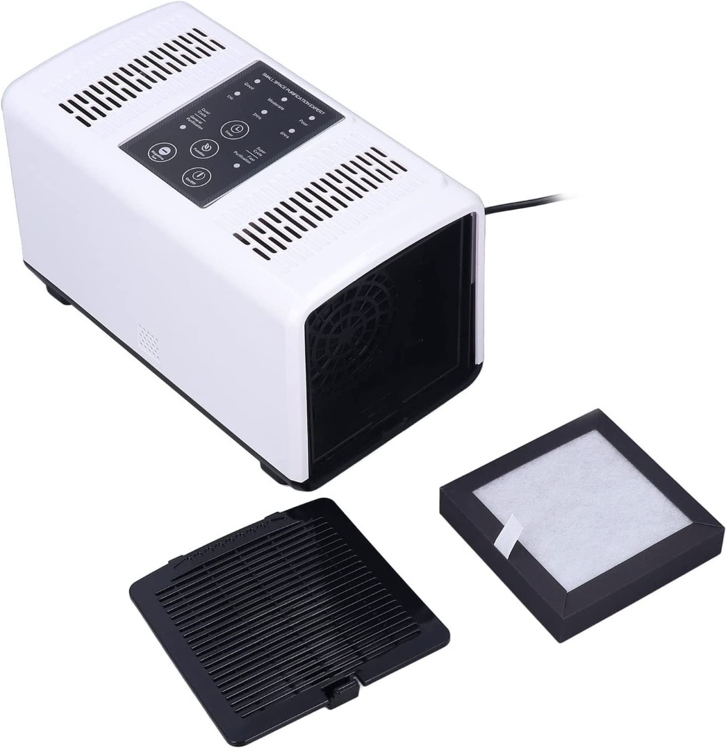Desktop Air Purifier, Formaldehyde Purifier, Touch Control, Dual Core ...