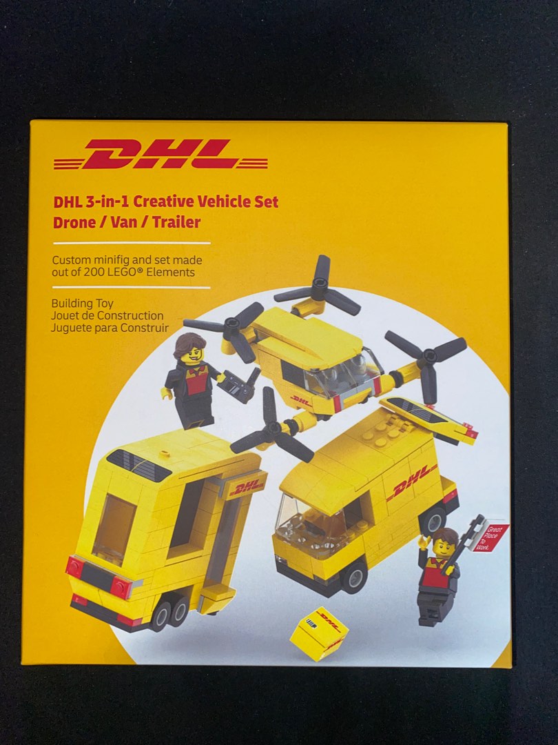 DHL Lego set, Hobbies & Toys, Toys & Games on Carousell