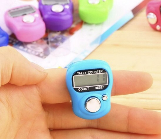 Digital Finger Counter Mini LCD Portable Electronic, Health & Nutrition ...
