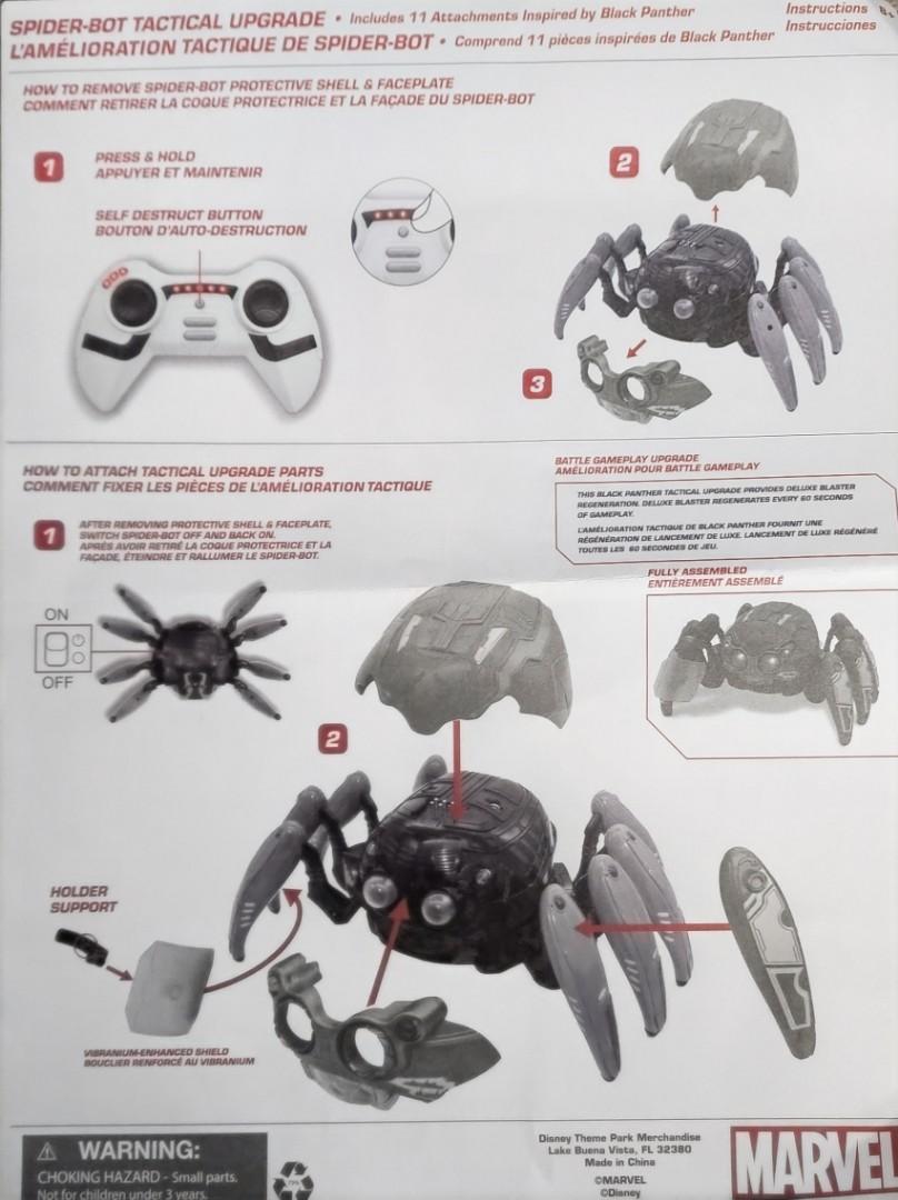 Disney Avengers Spider-Bot Black panther upgrade., Hobbies & Toys, Toys ...