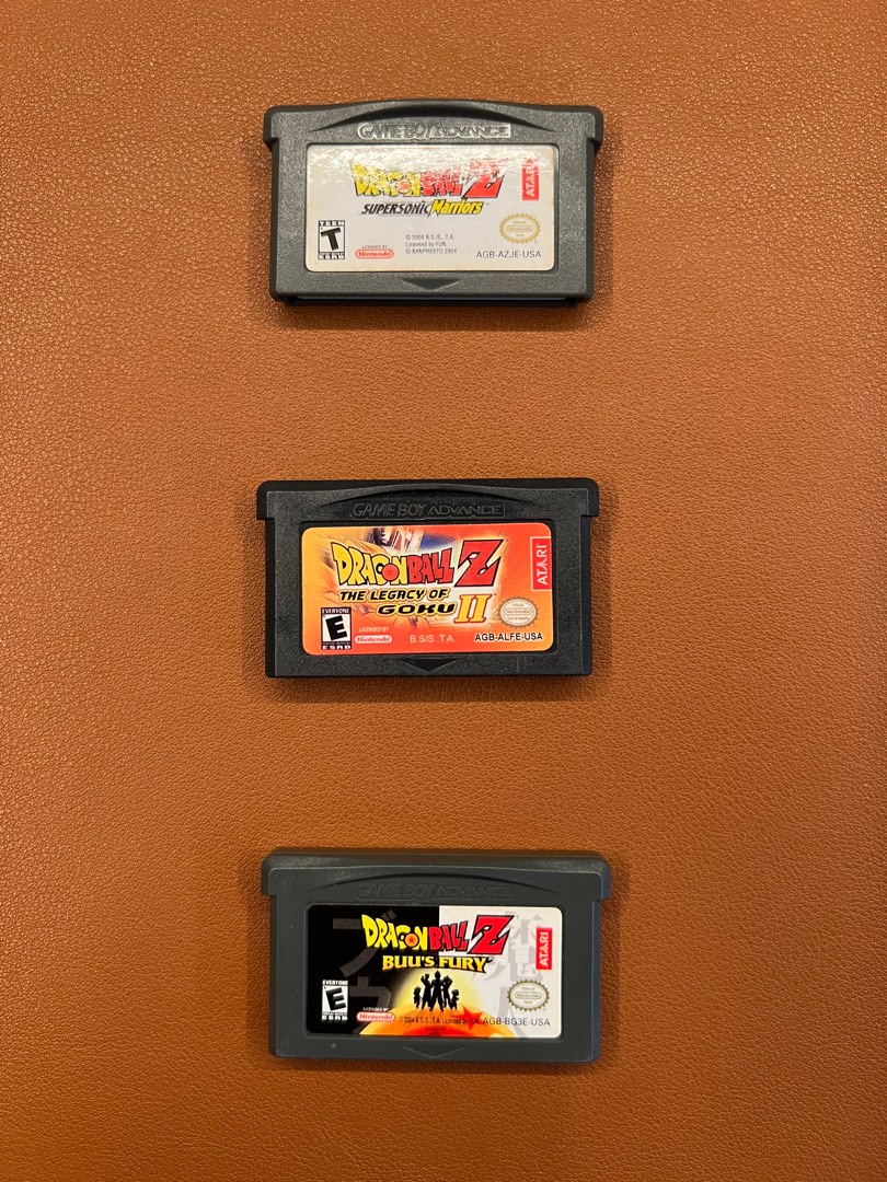 Dragon ball GAMEBOY ADVANCE cartridges, Video Gaming, Video Games ...