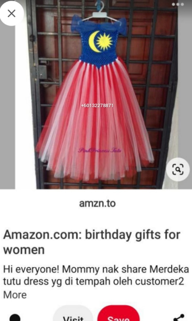 Dress tutu merdeka Rent, Women's Fashion, Dresses & Sets, Dresses on ...