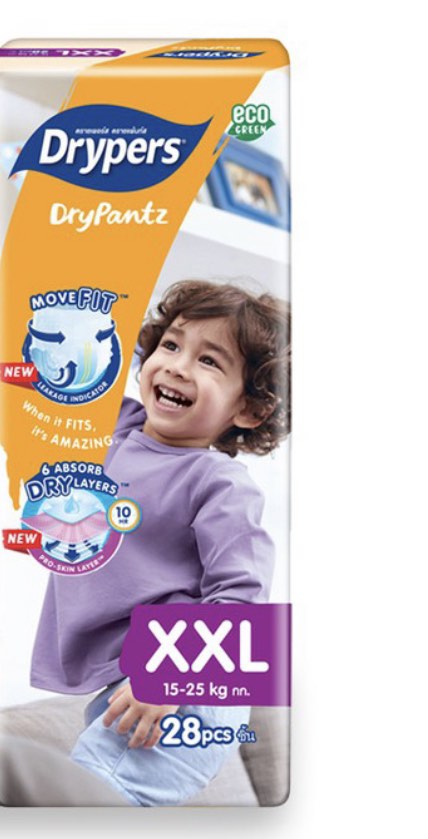 Drypers Drypants and tape, Babies & Kids, Bathing & Changing, Diapers ...