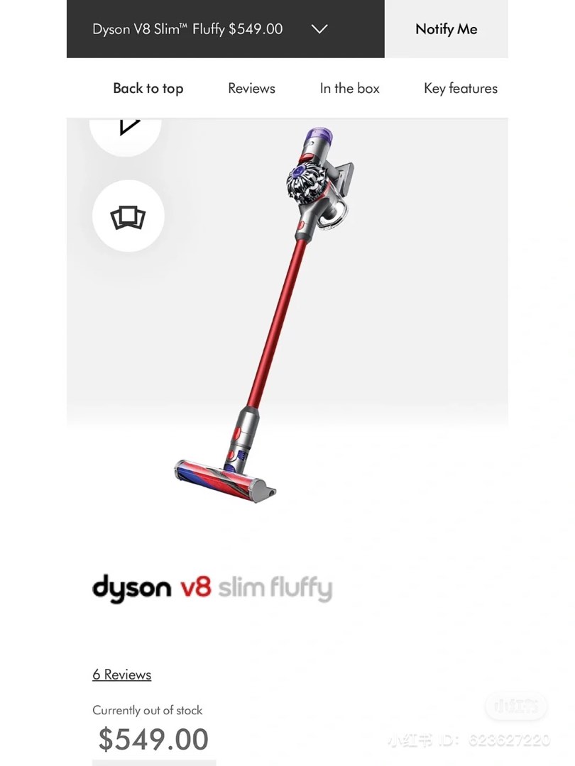 dyson v8 slim fluffy, TV & Home Appliances, Vacuum Cleaner ...
