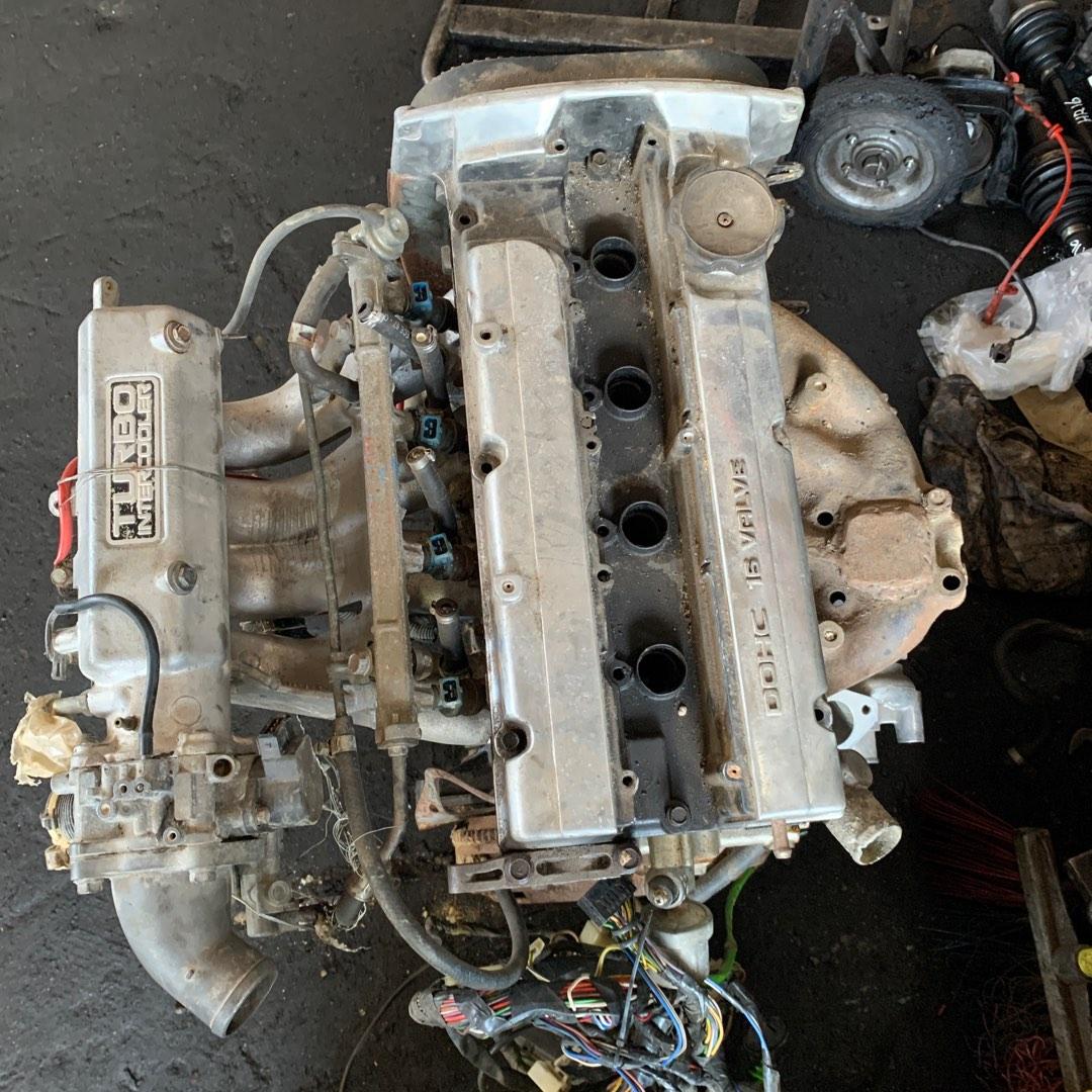 ENGINE MITSUBISHI 4G93 TURBO,WIRING, Auto Accessories on Carousell