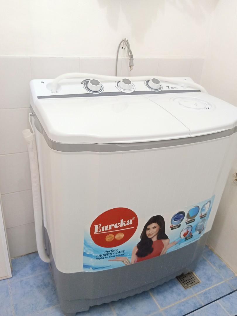 EUREKA WASHING MACHINE 7.5 TWIN TUB EWM 750D ELITE, TV & Home ...