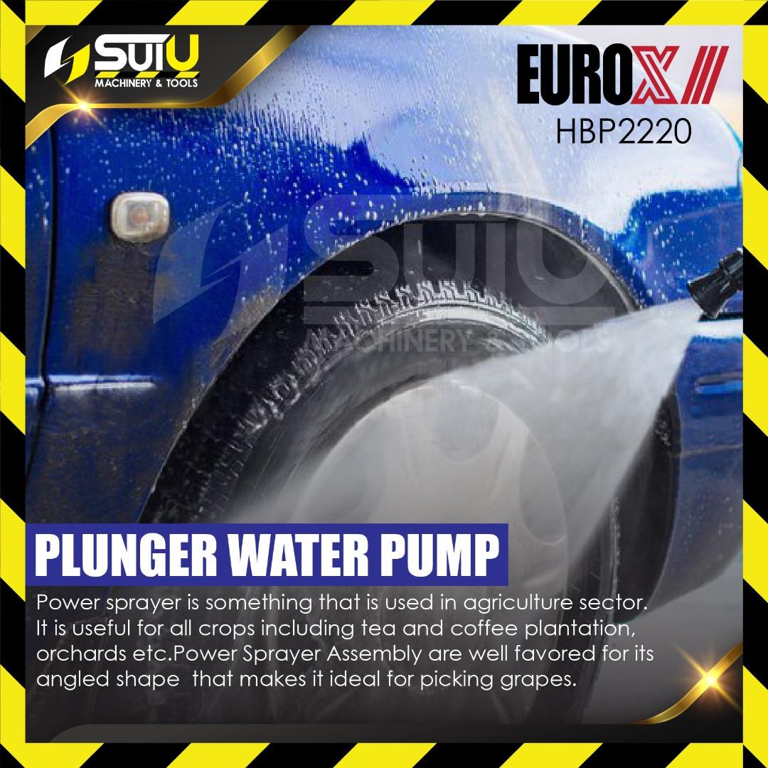 EUROX HBP2220 7.5HP 220Bar High Pressure Washer / Cleaner 5.5kW 1450RPM, Furniture & Home Living ...