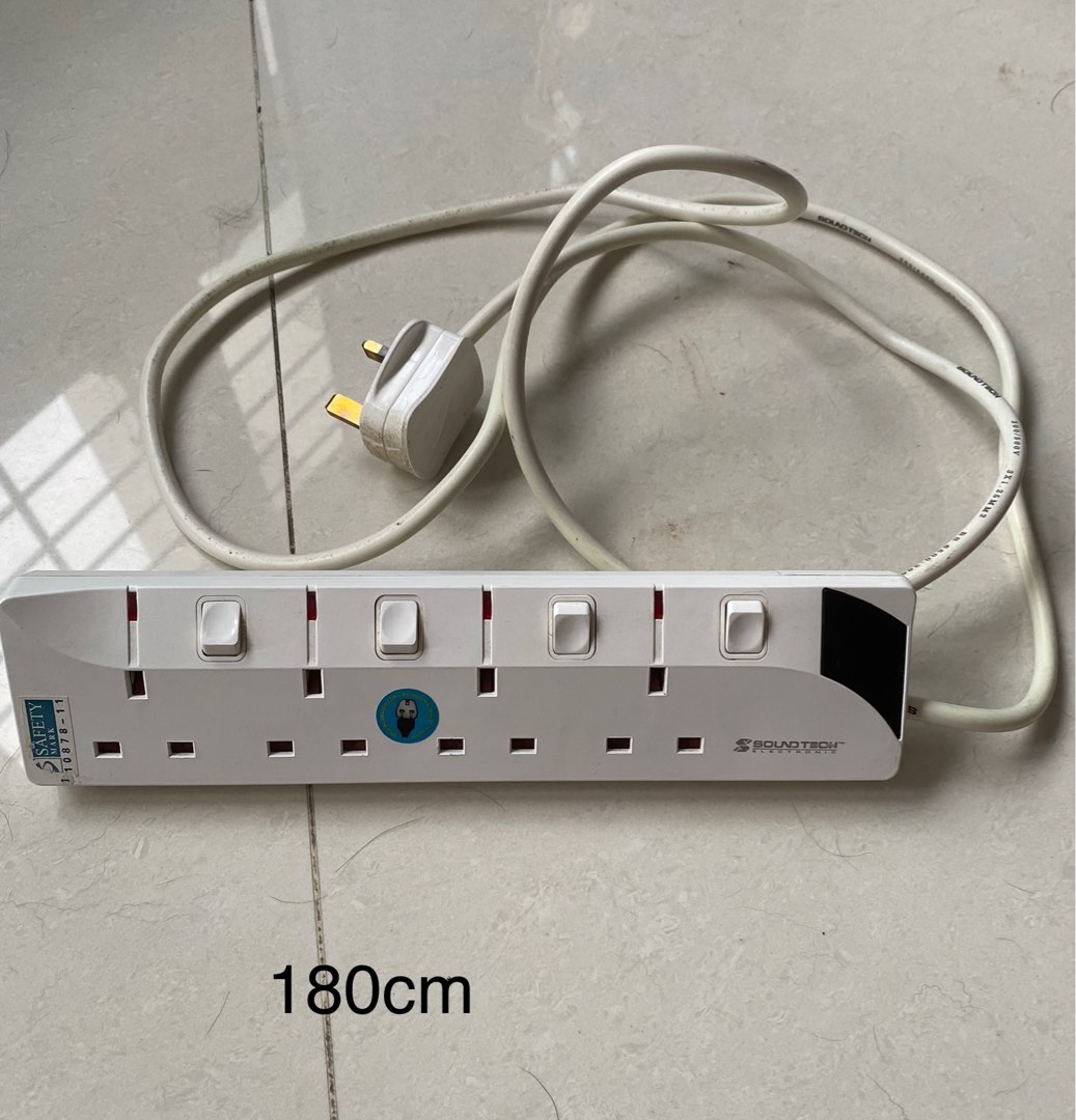 Extension Socket, TV & Home Appliances, Electrical, Adaptors & Sockets ...