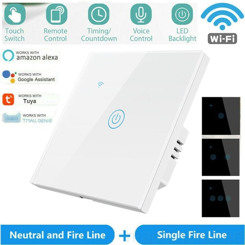 Facemos Ds-101-1 Gang, WiFi Switch Smart Wireless Touch Switch Home ...