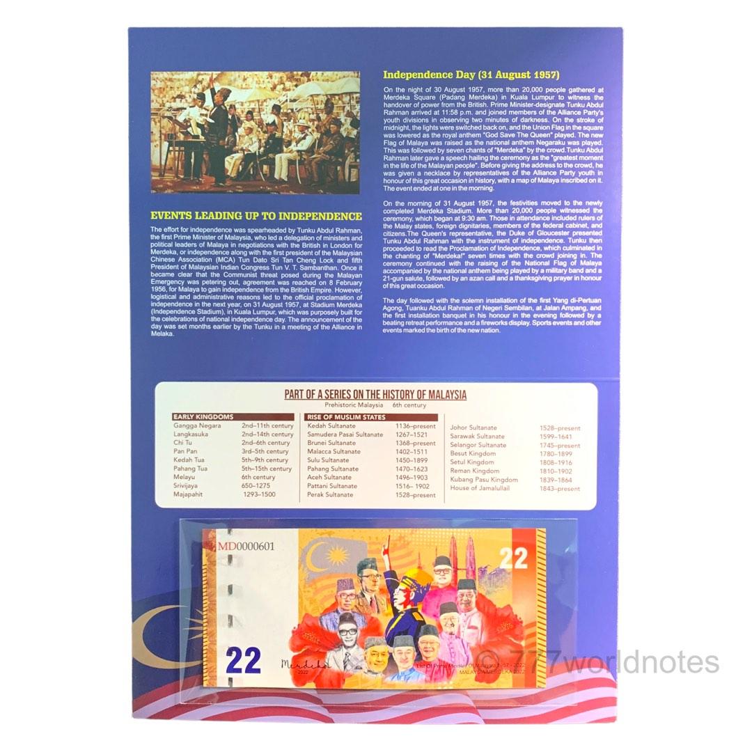 [Fantasy Note] 65th Merdeka Fantasy Note List of Prime Ministers ...