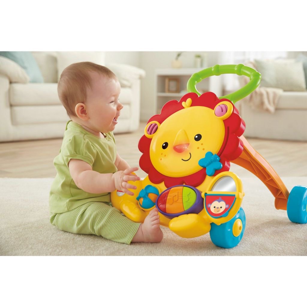 Fisher-Price Musical Lion Walker 6m+, Babies & Kids, Infant Playtime on ...