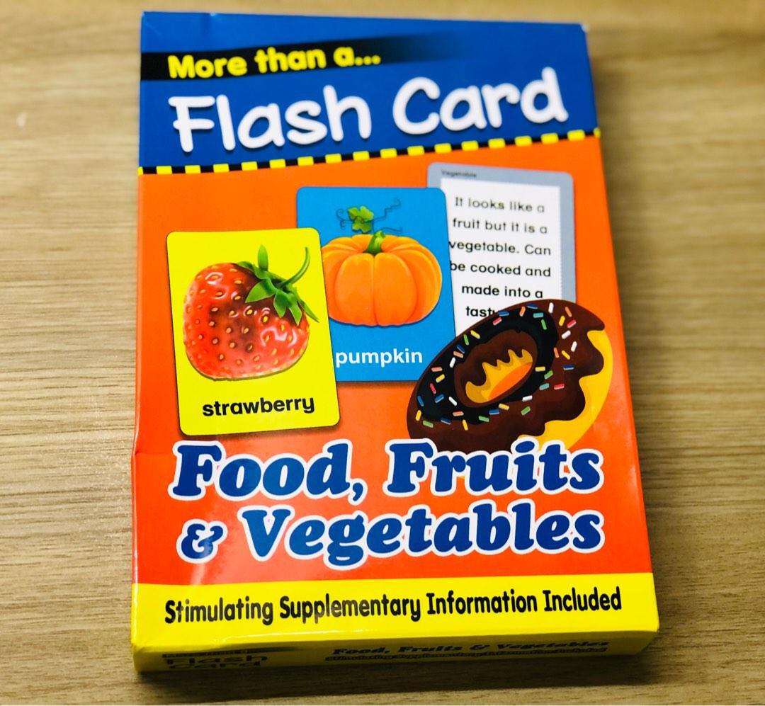 Flash Cards - Food, Fruits & Vegetables, Hobbies & Toys, Books ...