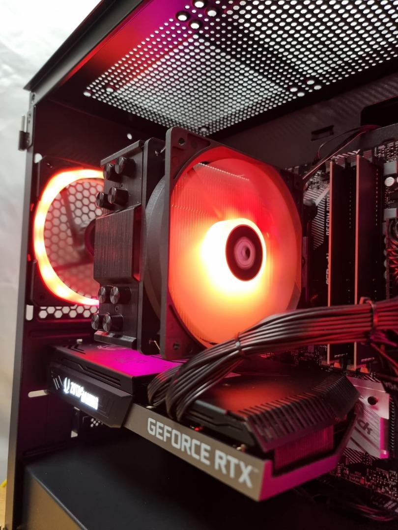 [FREE DELIVERY] DARKFLASH DLM22 BLACK + RTX 3070 ZOTAC TWIN EDGE LHR ...