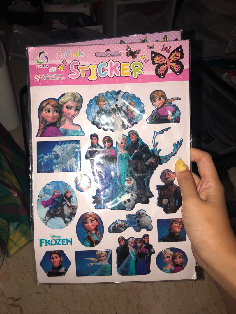 Frozen Sticker, Hobbies & Toys, Stationery & Craft, Art & Prints on ...
