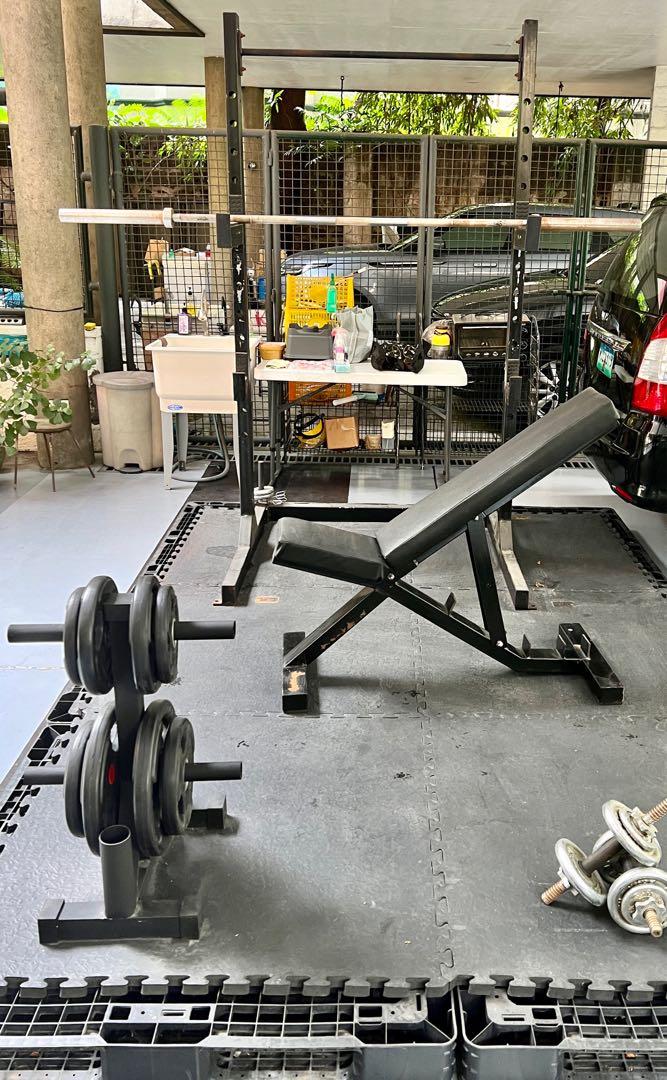 Full home gym set, Sports Equipment, Exercise & Fitness, Weights ...