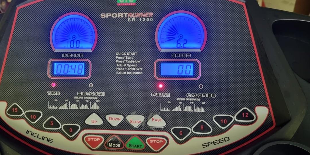 Fully automated track mill, Sports Equipment, Exercise & Fitness ...