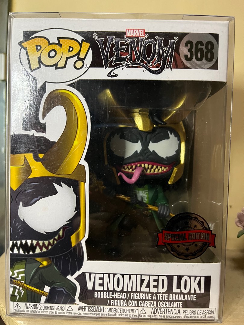 Funko Pop Venomized Loki with pop protector, Hobbies & Toys, Toys ...