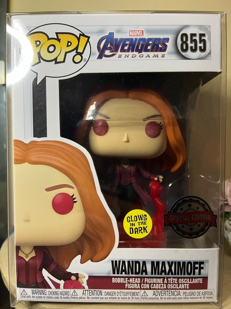 Funko Pop Wanda Maximoff with free pop protector, Hobbies & Toys, Toys ...