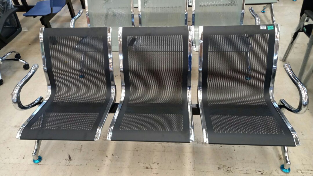 Gang chair 3 4 5 seater, Furniture & Home Living, Office Furniture ...