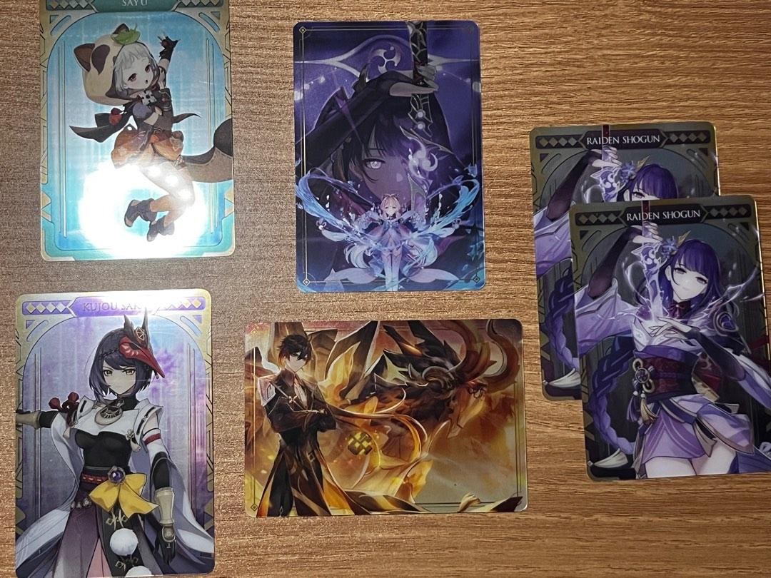 Genshin Impact Metal Cards, Hobbies & Toys, Toys & Games on Carousell