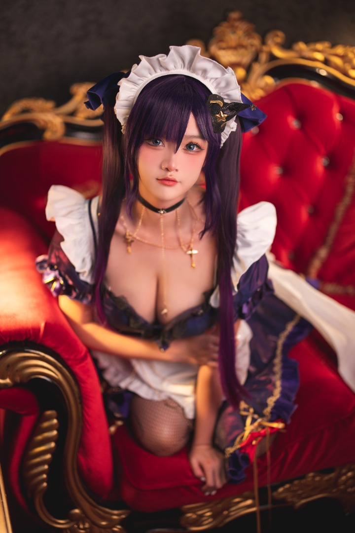 Genshin Impact Mona Maid Cosplay Costume, Hobbies & Toys, Memorabilia & Collectibles, J-pop on ...