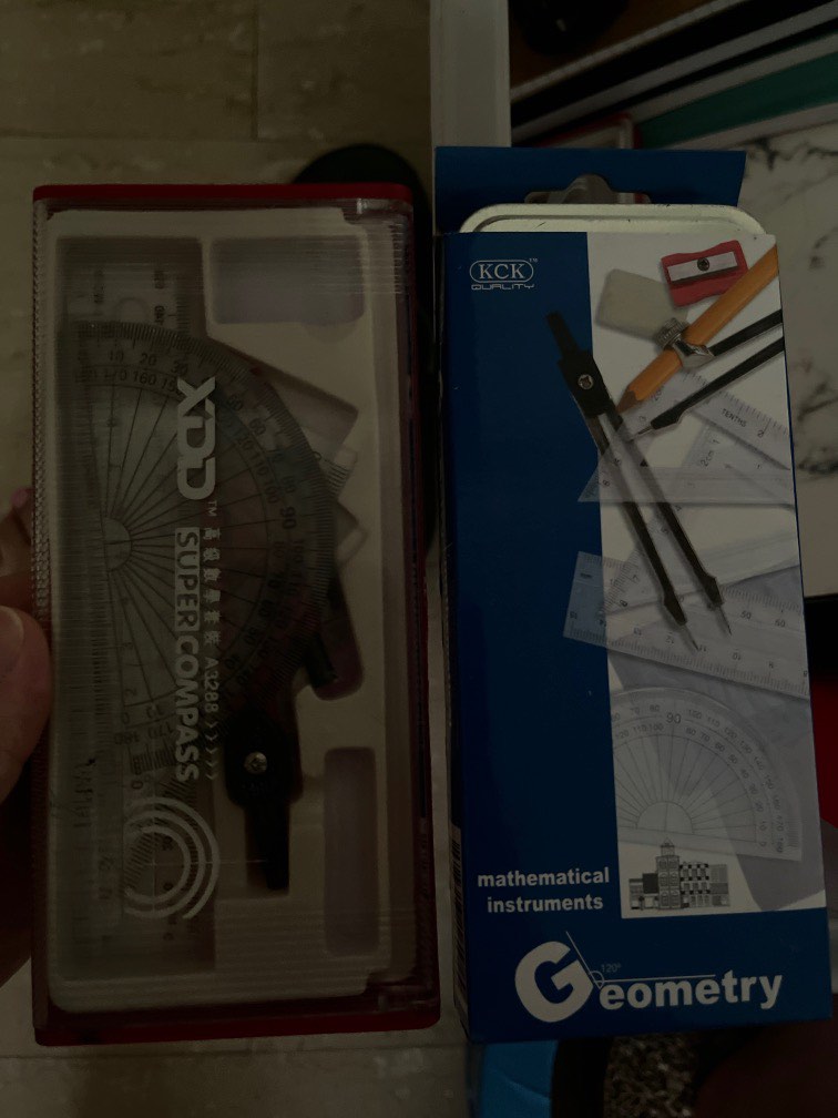 Geometry set, Hobbies & Toys, Stationery & Craft, Stationery & School ...