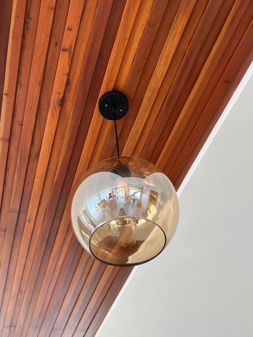 Glass Drop Light, Furniture & Home Living, Lighting & Fans, Lighting on ...